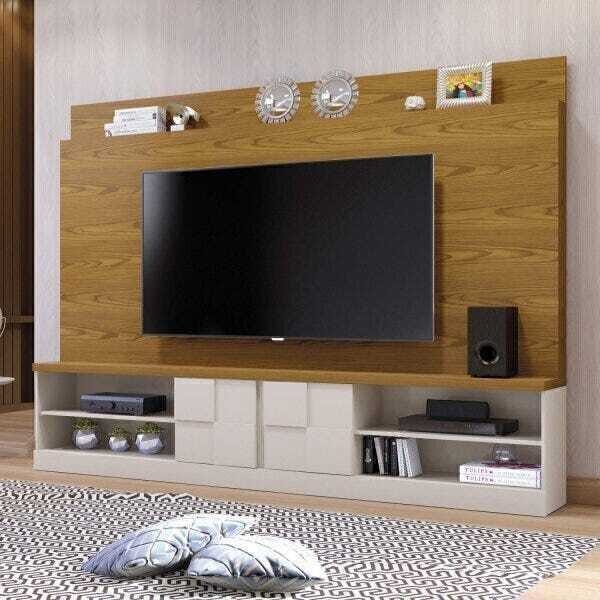 Estante Home para TV até 65 Polegadas 2 Portas Zeus Mavaular ...