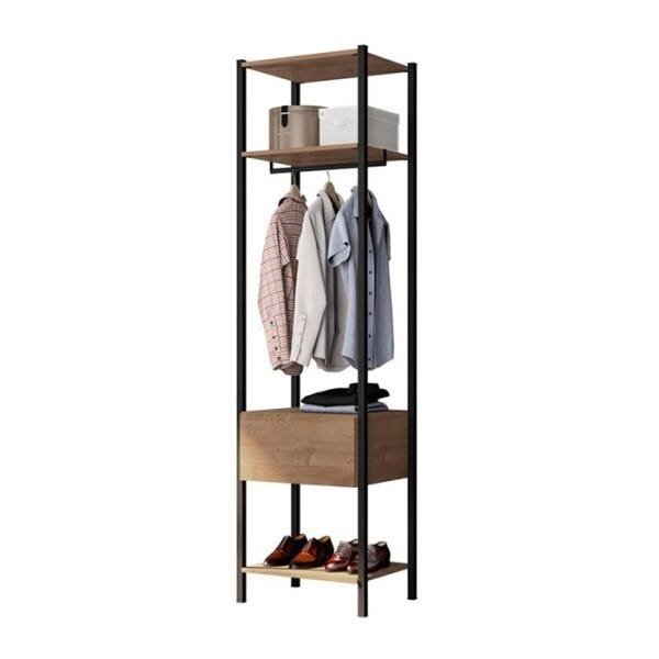 Kit 3 Roupeiros Modulares Oxford 540A 540B 540C Preto Demoliçao Fosco ...
