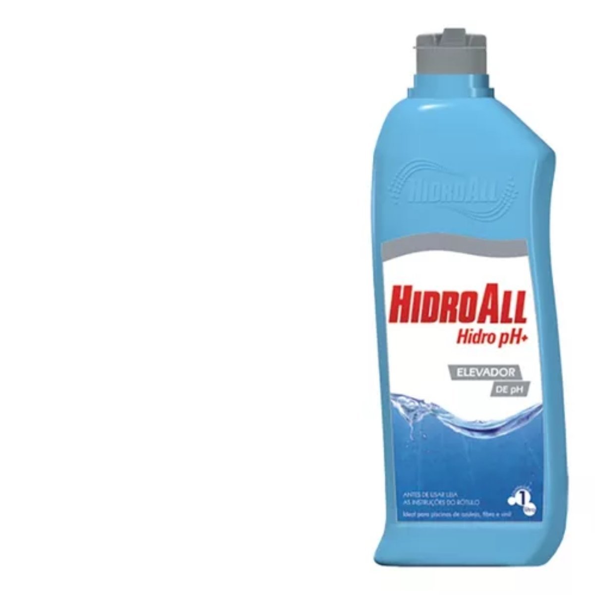 Elevador De Ph Piscina Hidro Pro Ph+ Hidroall Frasco 1L | MadeiraMadeira