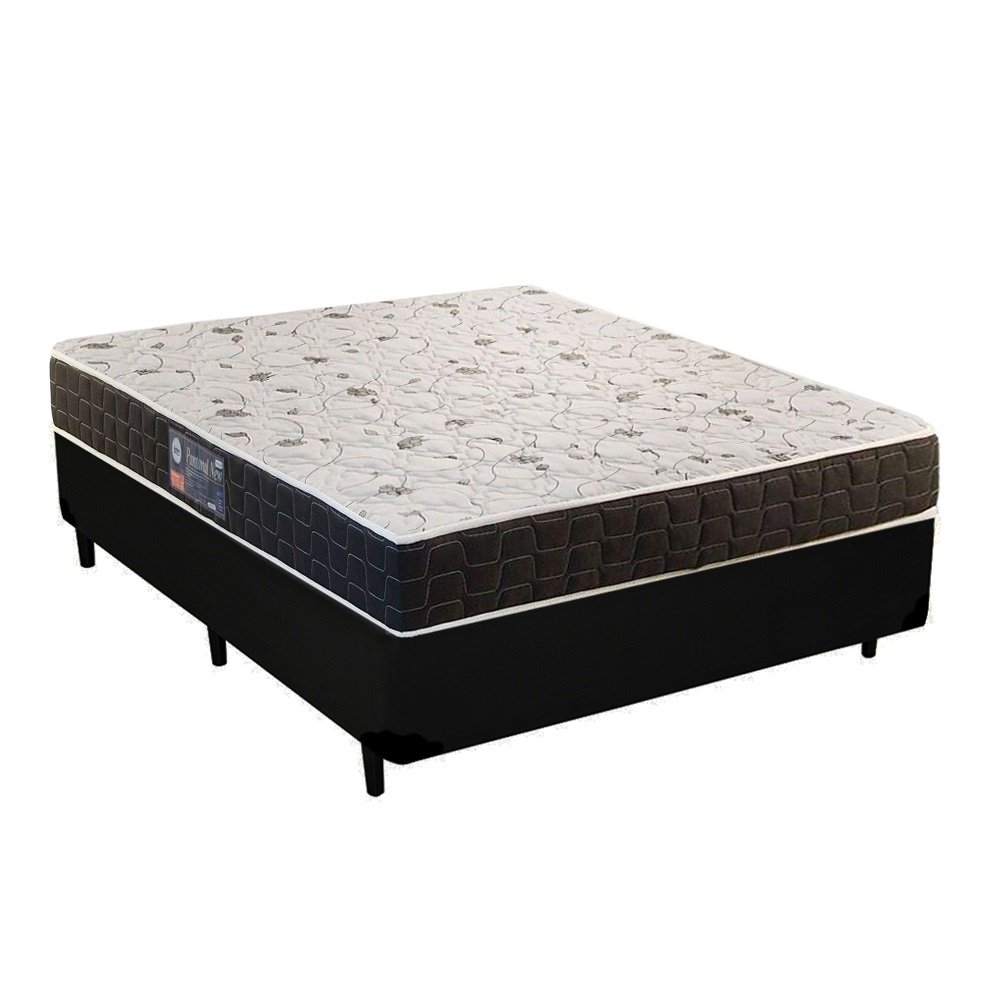 Conjunto Colchão + Box Viúva Anjos Pantanal Thierry Espuma D70 128x188x54cm | MadeiraMadeira