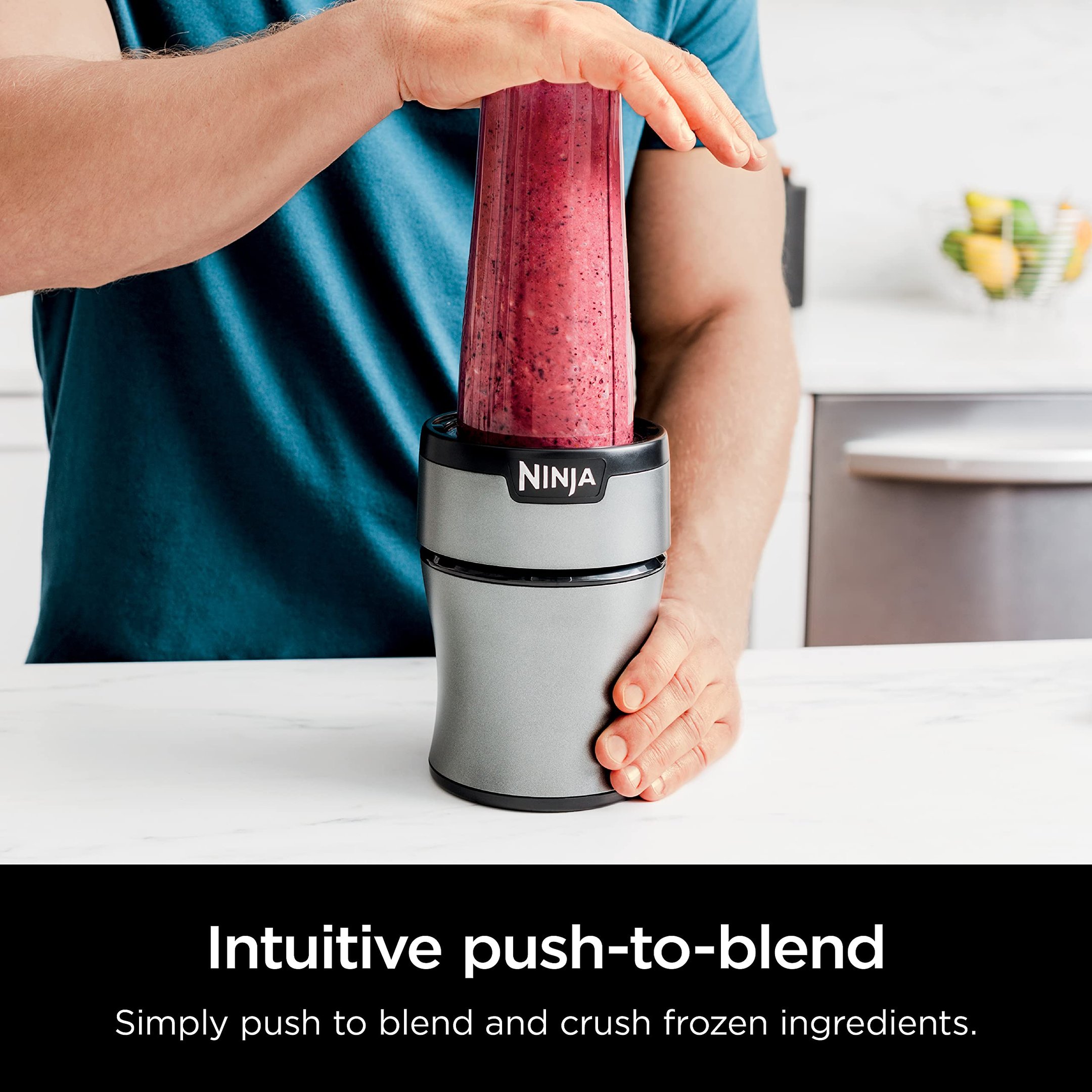 Ninja Bn301 Nutri-blender Plus, 900w, 3 Copos To-go, Prata | MadeiraMadeira