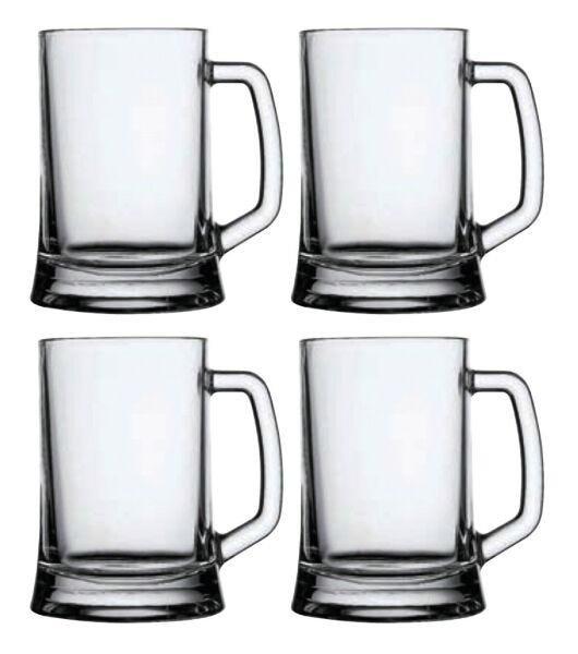 CANECA DE CHOPP CERVEJA BEER PUB 395 ML PASABAHÇE COM 4 | MadeiraMadeira