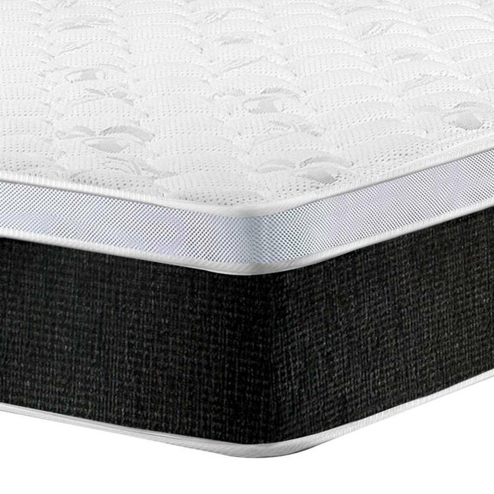 Colchão Viúva CASTOR Box Espuma D45 Black & White Air One Face 128 ...