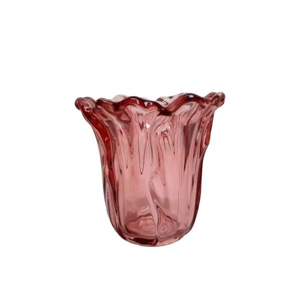 Vaso Decorativo Vidro Marsala 11x11cm 10385 Mart | MadeiraMadeira