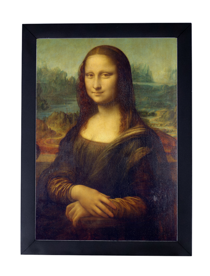 Quadro Decoração Classica Mona Lisa Gioconda P8300 | MadeiraMadeira