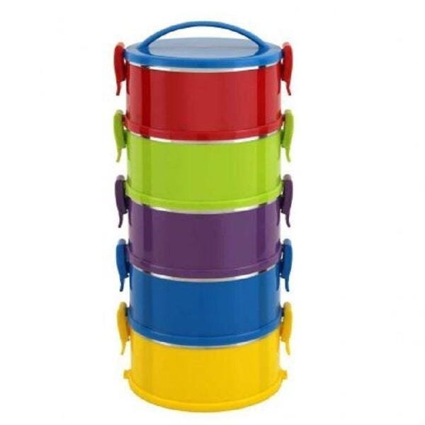 Marmita Termoprática Norb 5 Peças com uma divisória | MadeiraMadeira