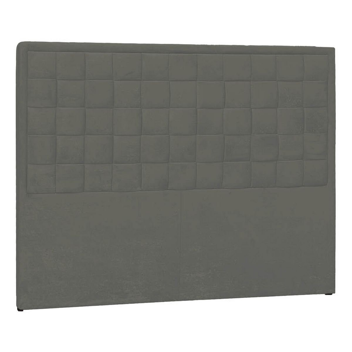 Cabeceira Solteiro Palermo P04 90 cm Suede - Doce Sonho Móveis - Cinza Escuro TCA 958 ...