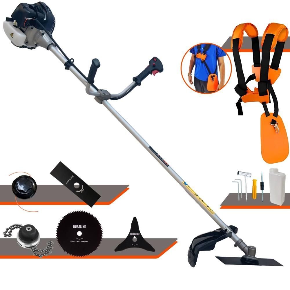 Roçadeira Multifunções Cg430b Anmax À Gasolina 43cc 1,7hp 12.000rpm com ...