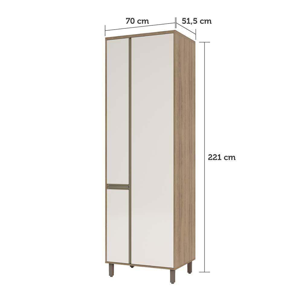 Torre Luciane Despenseiro 3pts 1318.198 Vanilla/perola Off | MadeiraMadeira