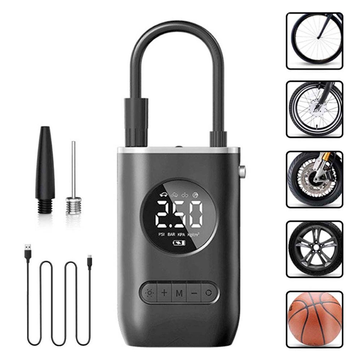 Mini Compressor de Ar Portátil - Usb - | MadeiraMadeira