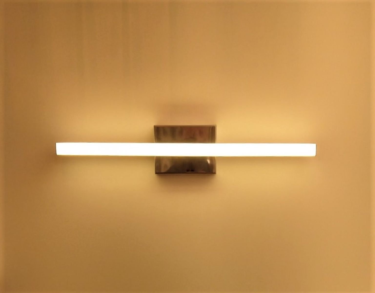 Arandela Led Para Espelho Banheiro Lavabo Quadro Cozinha - 3000K LUZ ...