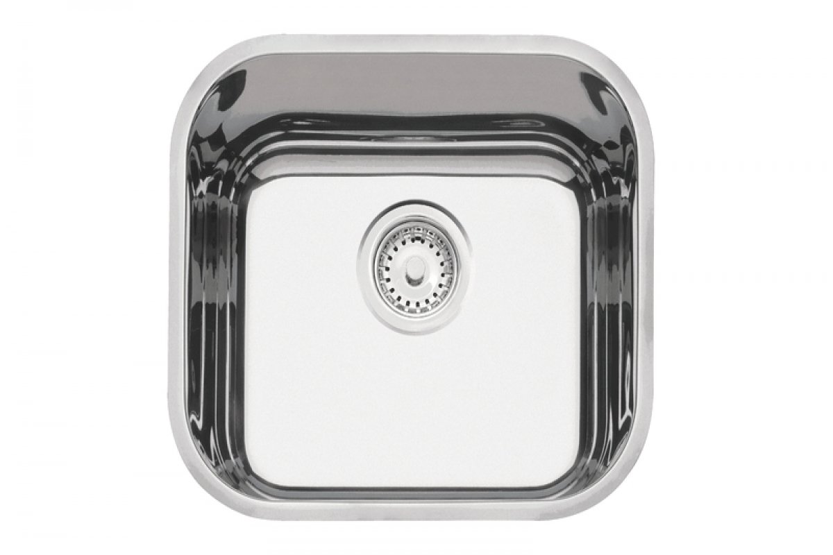 CUBA DE EMBUTIR LAVINIA 40 BL EM ACO INOX POLIDO 40X34 CM TR ...