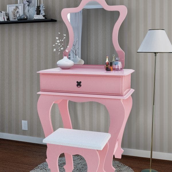 Penteadeira Baby 7200 Luxo JB Rose – JB Bechara | MadeiraMadeira
