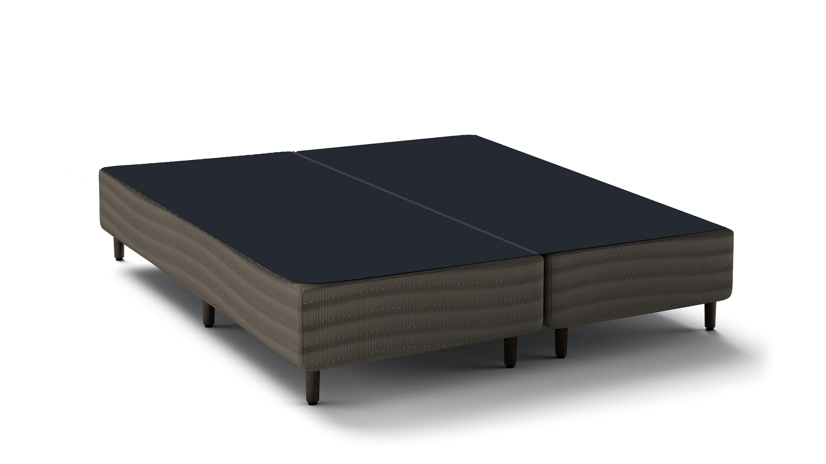 Cama Box King Size Basic Cinza 193x203 | MadeiraMadeira