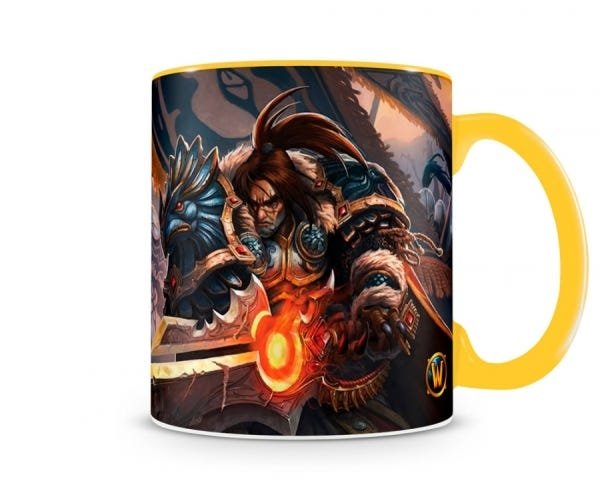 Caneca World Of Warcraft Varian I Amarela | MadeiraMadeira