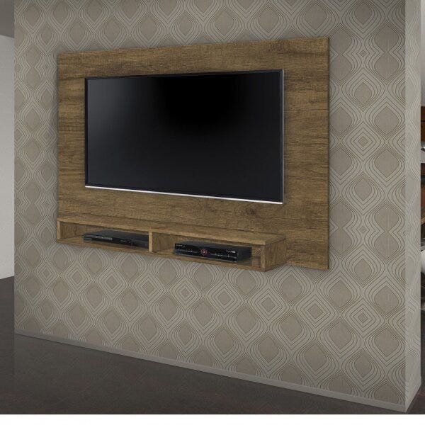 Painel TV até 42" Polegadas 2 Nichos Manhattan J&A Móveis Jequitibá ...