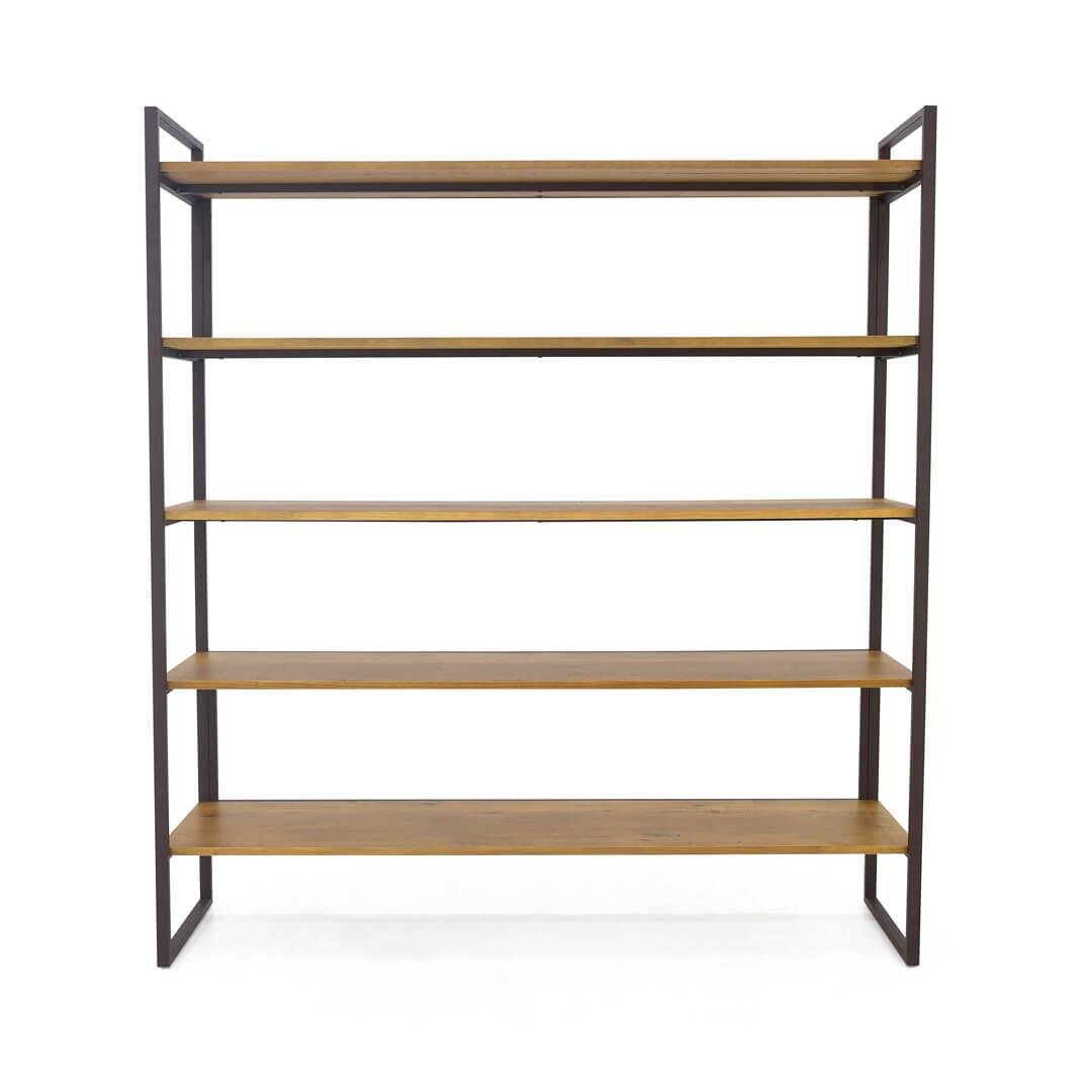 Estante Madeira e Ferro Loft 180cm | MadeiraMadeira
