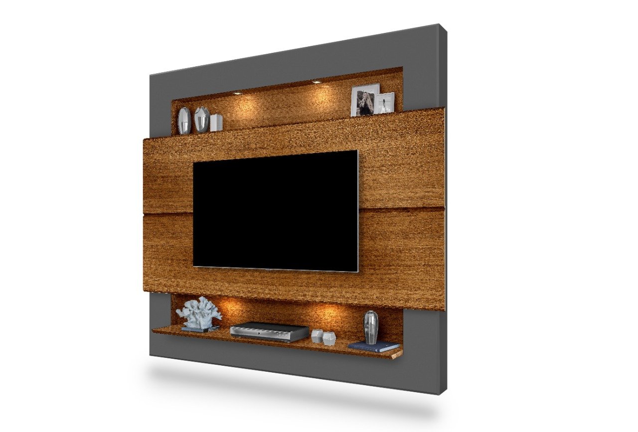 Painel Suspenso Riviera 217CM com led para TV até 75 Polegadas Luapa ...