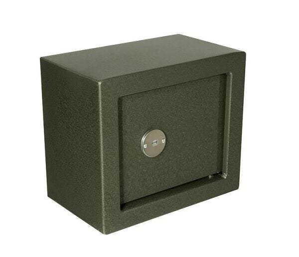 Cofre pequeno com chave 21x25x15 CM | MadeiraMadeira