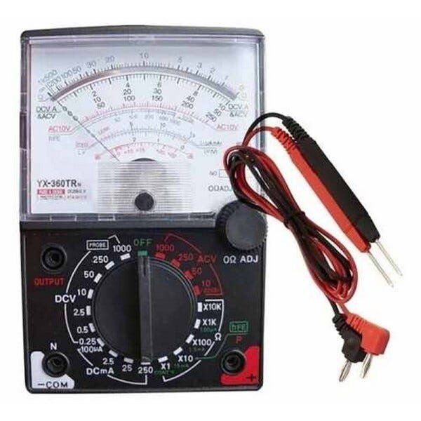 Multimetro Analógico 20m YX-360 TRN com Buzzer e Led Tozz | MadeiraMadeira
