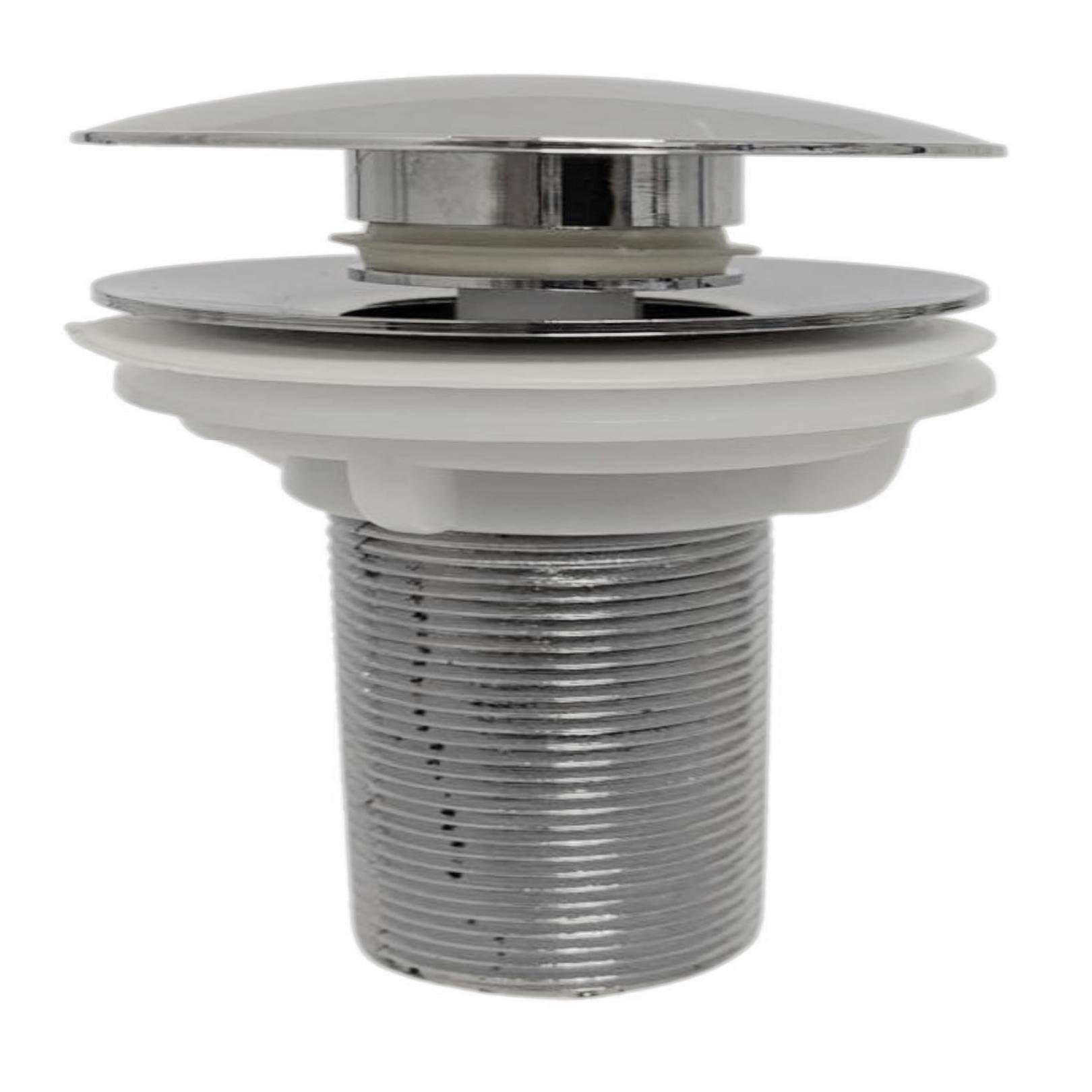 Válvula Ralo Click Cromada Pia Lavatório Tanque Cuba Abs | MadeiraMadeira