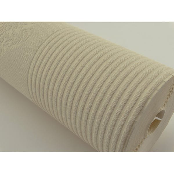 Papel de Parede - Creme com Detalhes em Alto Relevo - LMS-PPD-330602 ...