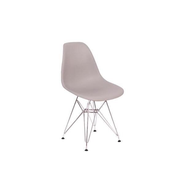 Cadeira Charles Eames Eiffel Base Metal - Cinza | MadeiraMadeira