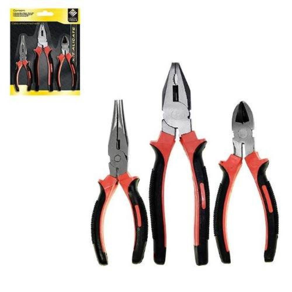 Kit Com 3 Peças Alicates De Corte | MadeiraMadeira