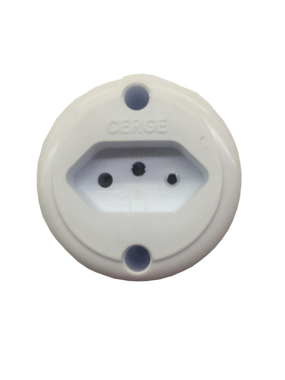 Tomada Externa Simples Sobrepor - 10 Unidades | MadeiraMadeira