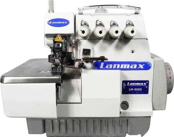 Máquina de Costura Interlock Direct Drive Lanmax LM-505D | MadeiraMadeira