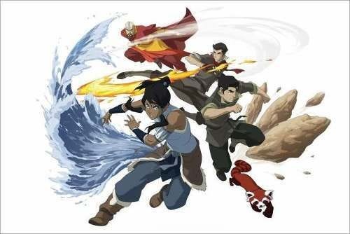 Painel Lona Avatar Korra Aang mod06 - 3 M X 1,6 M | MadeiraMadeira