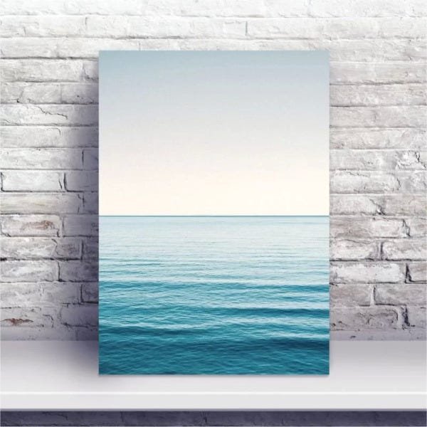 Placa MDF paisagem praia oceano mar | MadeiraMadeira