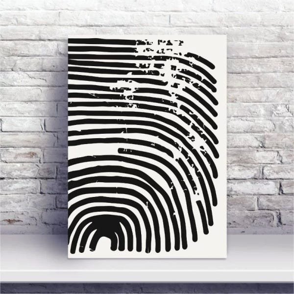 Placa MDF arte abstrata digital | MadeiraMadeira