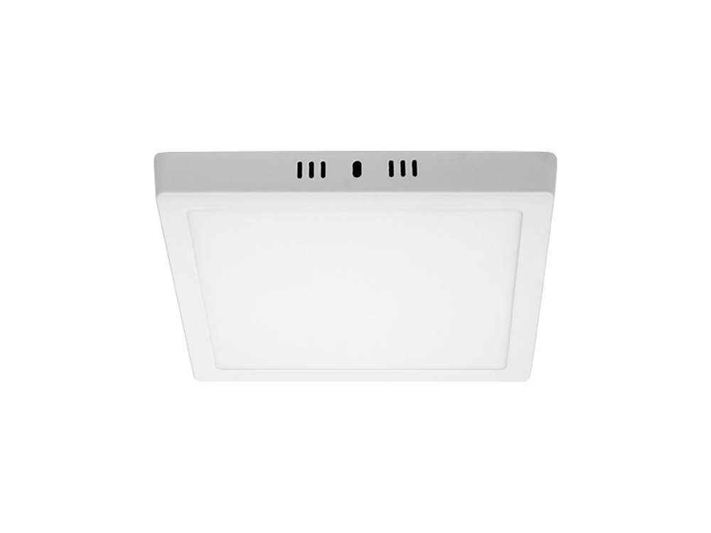 Plafon Smart Wi-fi Led 24w Quadrado Sobrepor Cct | MadeiraMadeira
