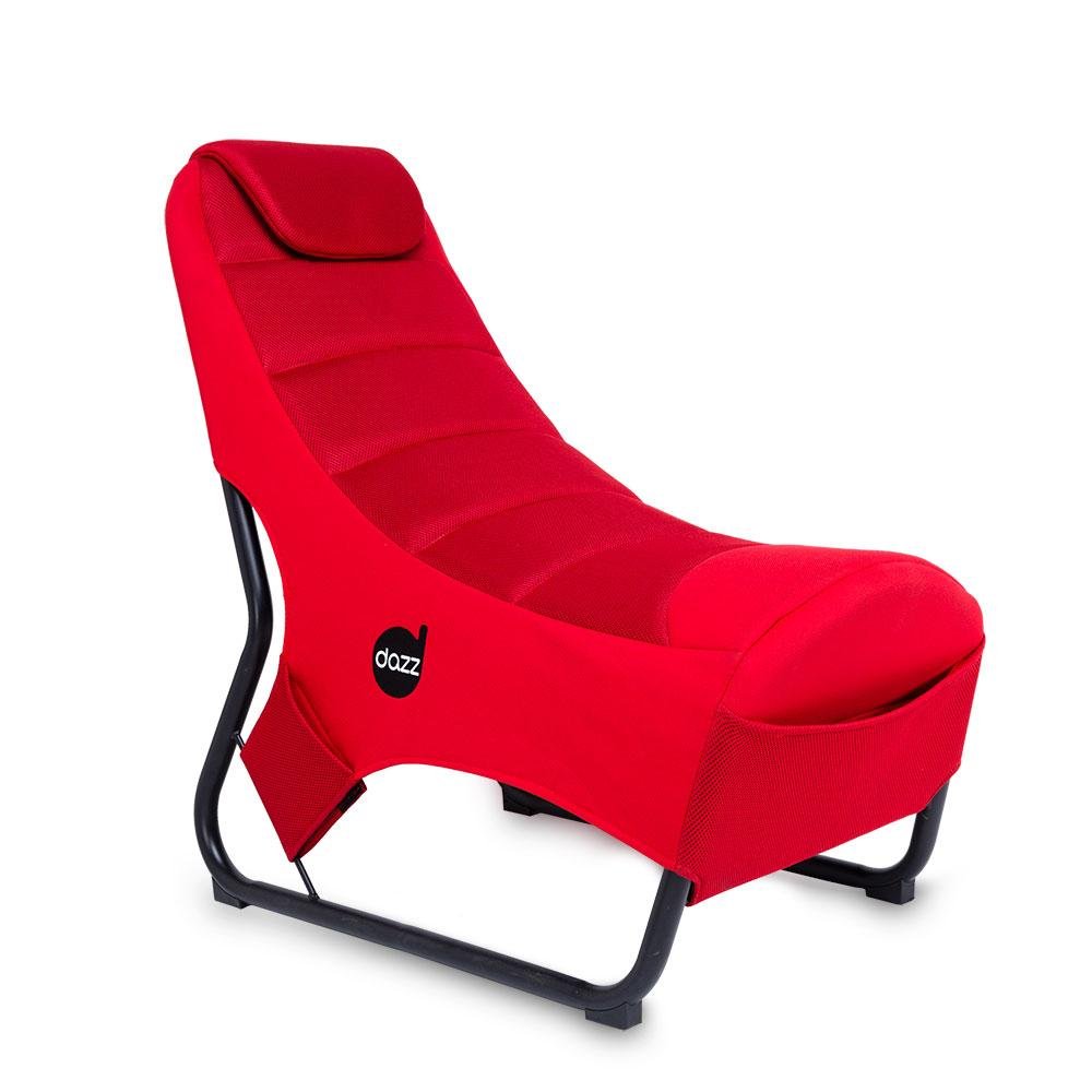Poltrona Gamer Play Control Vermelha Dazz | MadeiraMadeira
