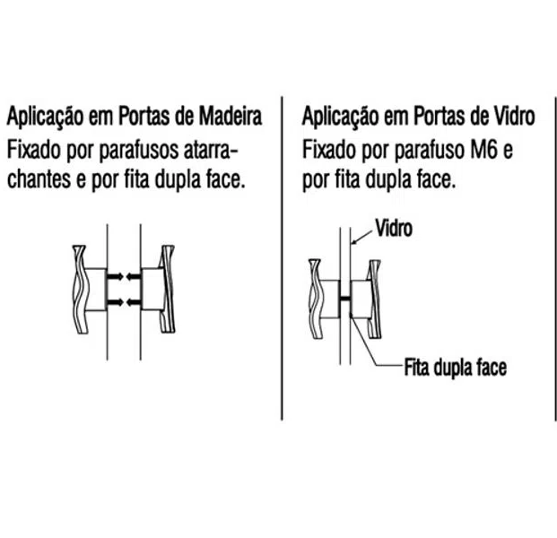 Puxador de Porta-Zamac-Sobrepor-ZEN-Acqua de Zen | MadeiraMadeira