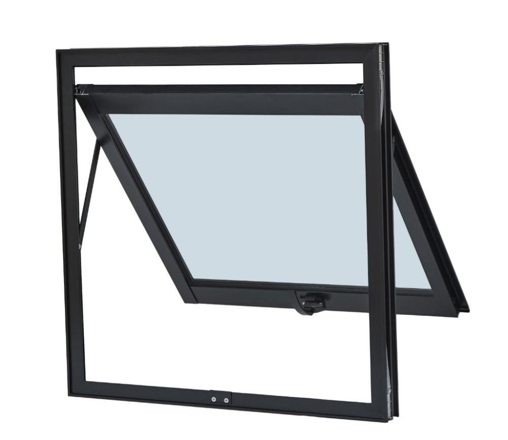 Janela Maxim ar alumínio Maxx preto - 50x50 | MadeiraMadeira