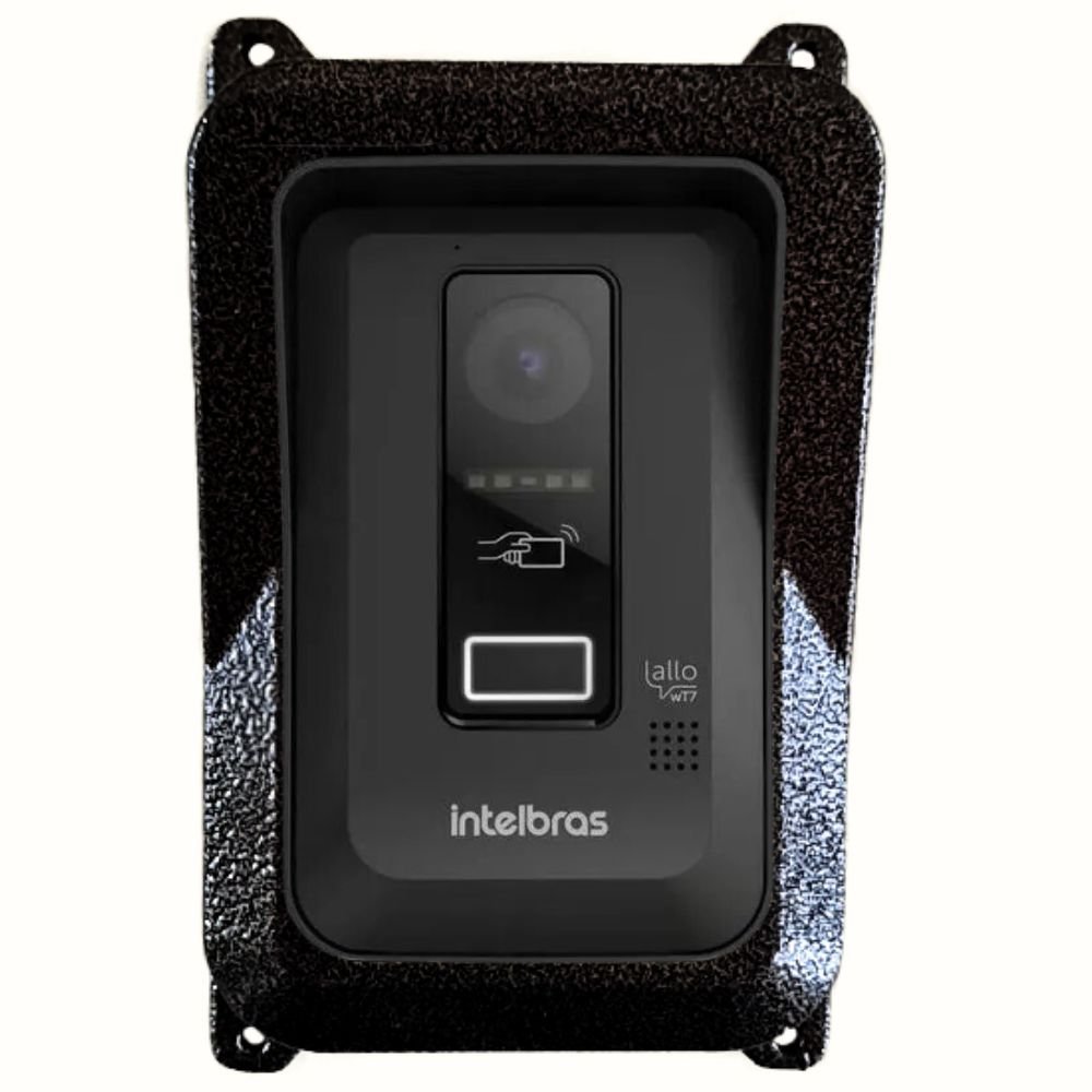 Protetor de Interfone Allo WT7 Intelbras Cinza Metal WT7 - Cinza ...