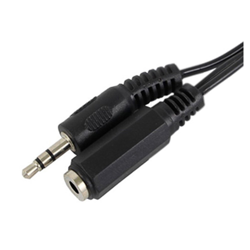 Cabo Extensor P2 Macho X P2 Fêmea Plus 2 Metros - Tblack | MadeiraMadeira