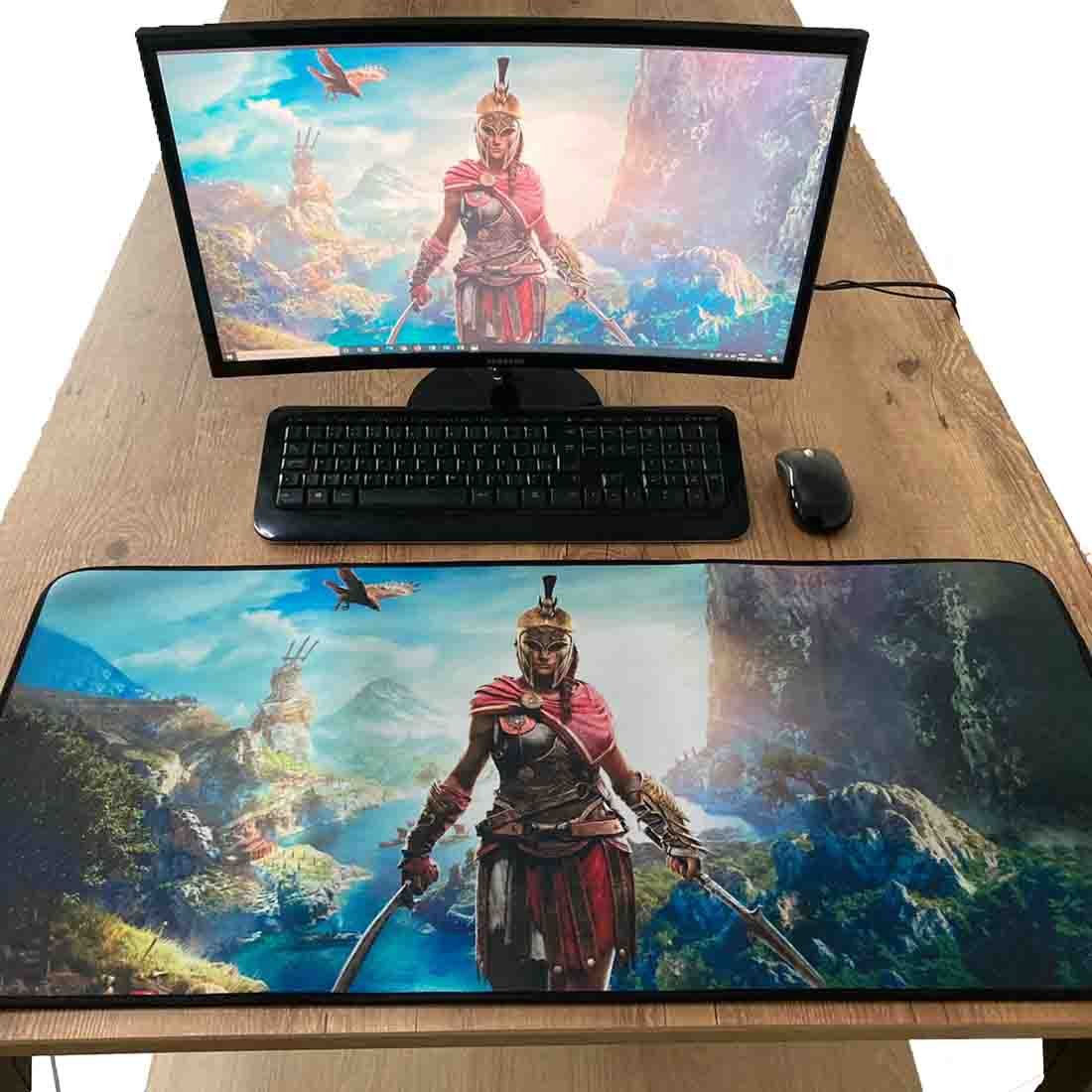 Mouse Pad Grande Game Assassin's Creed Odyssey - 80cm x 40cm ...