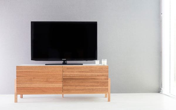 Rack para TV Contemporâneo-Moderno Eric 1200 MDF Branco 2 Portas ...