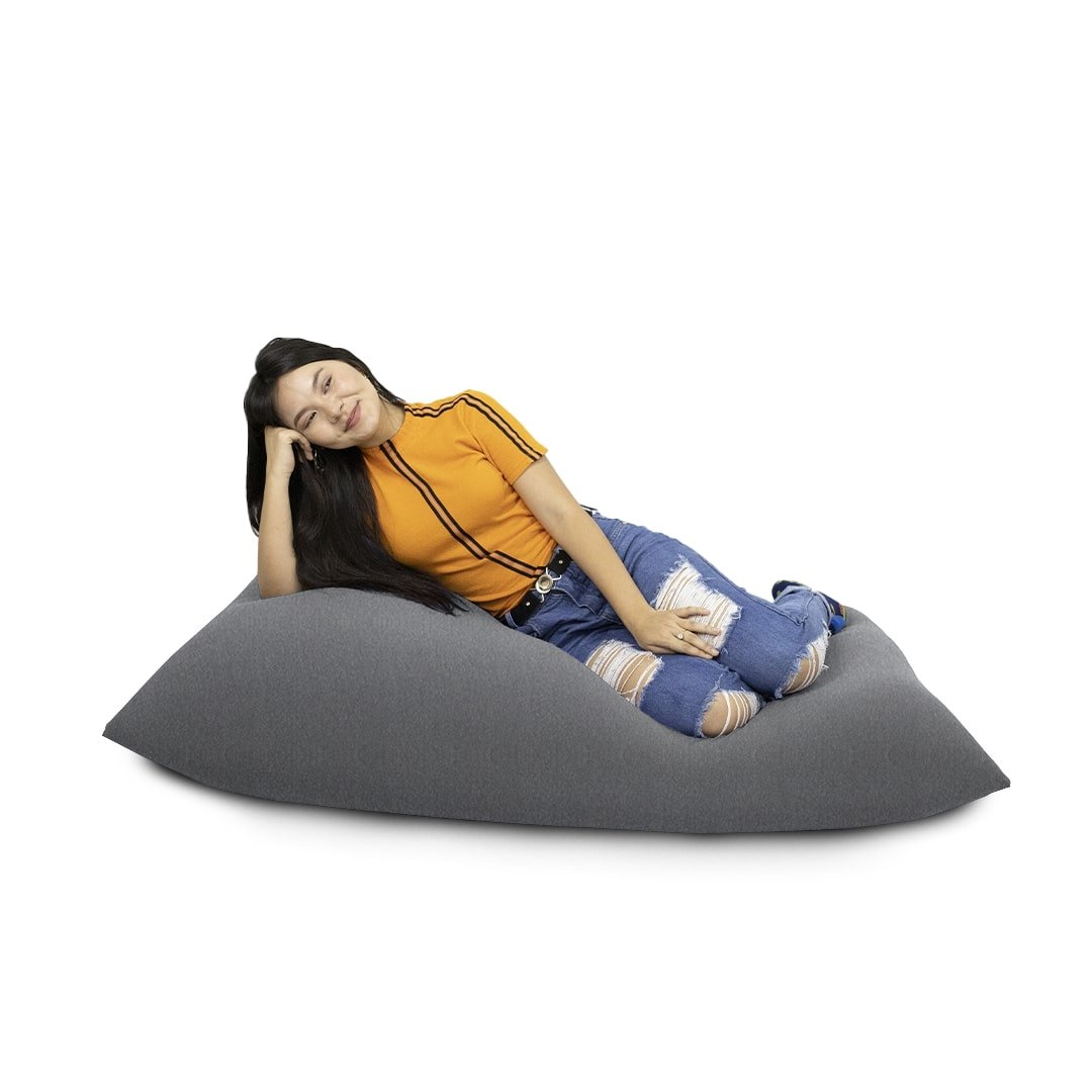 Pufe Noah Midi Cinza - Puff Sensorial Feito em Tecido Poliamida/perolas ...