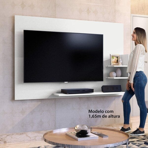 Painel para TV até 43 Polegadas 3 Prateleiras Exclusive Mavaular ...