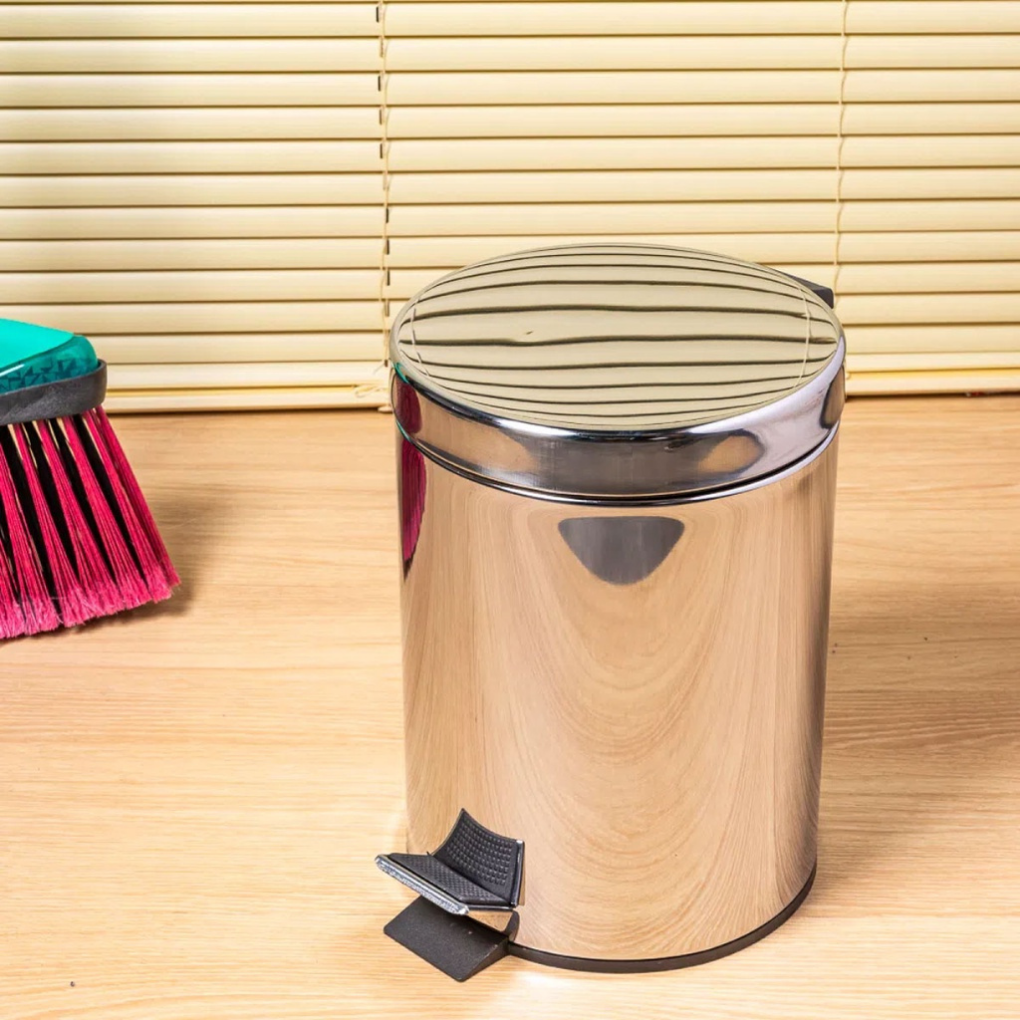 Lixeira de Aço Inoxidável com Pedal 3 Litros - Futuro Brasil ...