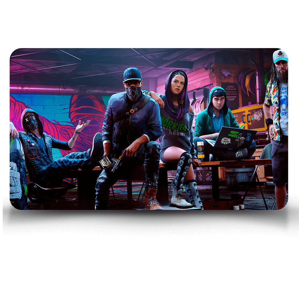 Mouse Pad Gamer Watch Dogs 2 DedSec Império da Impressão | MadeiraMadeira