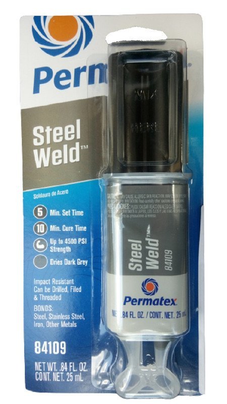 Adesivo Cola Epoxy 84109 Titânium Permatex Steel Weld Remenda Emenda ...