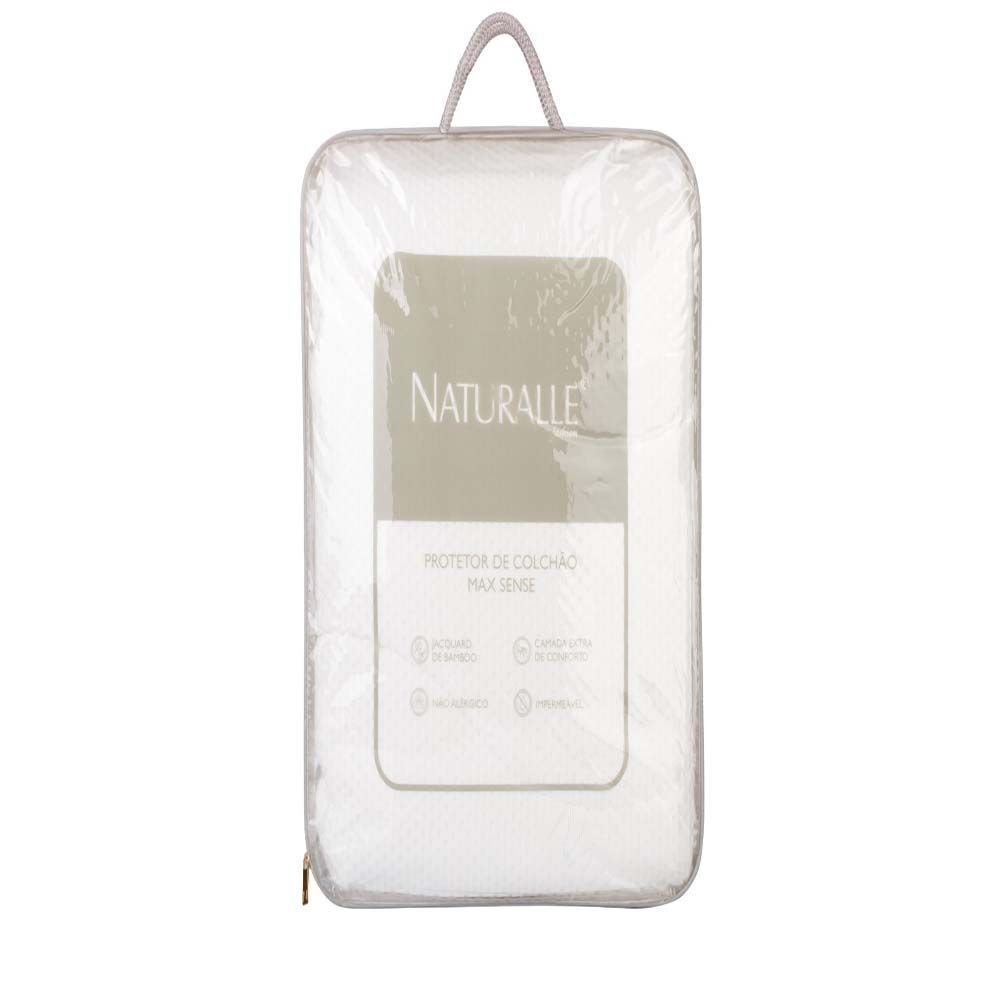 Protetor de Colchão Max Sense King - Naturalle | MadeiraMadeira