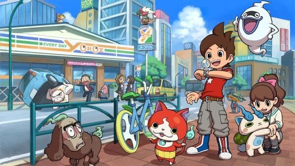 Painel Lona Yokai Yo-Kai Watch mod02 - 2,0 M X 1,5 M | MadeiraMadeira