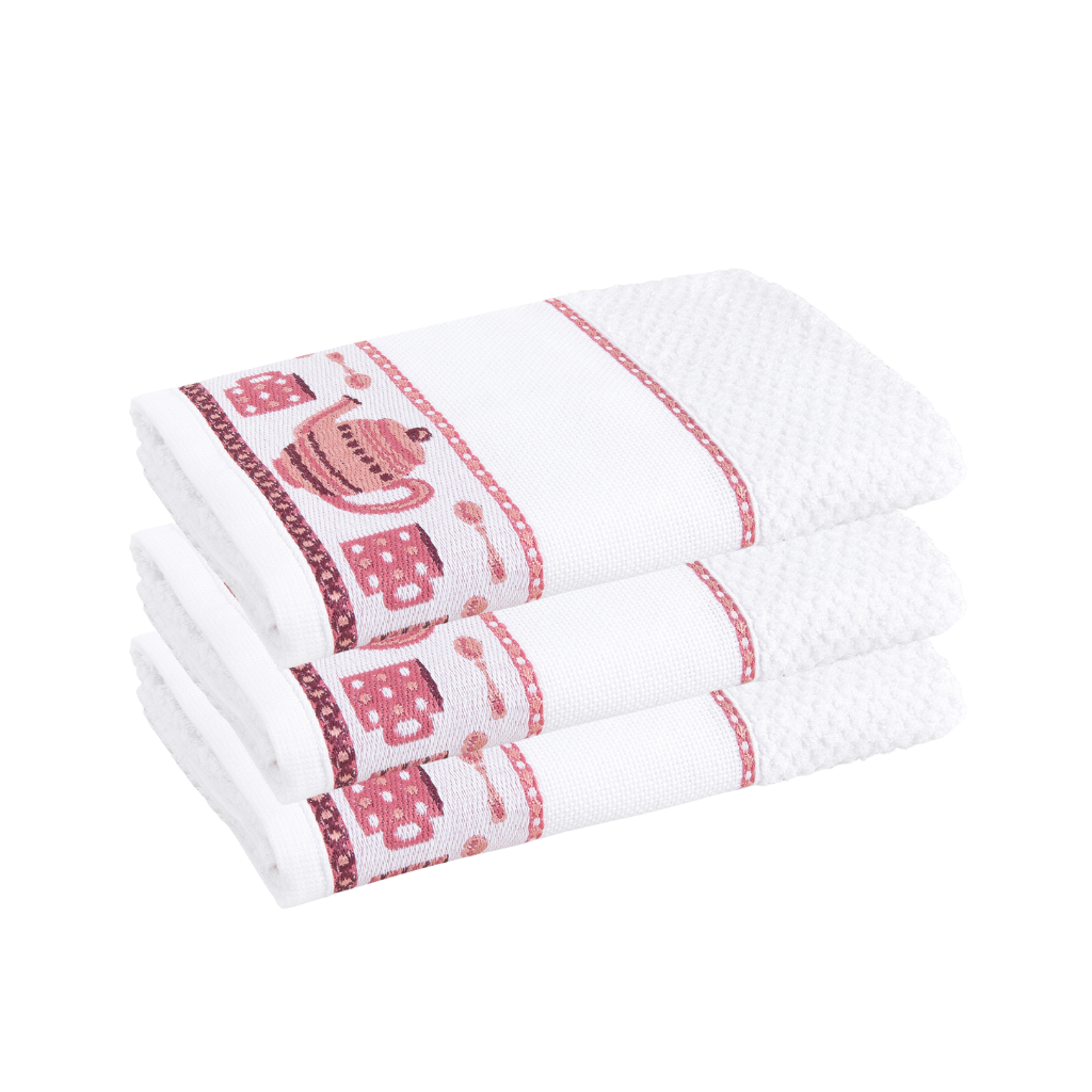 Kit 3 Panos de Copa Barra Bordar Messina | Karsten Bules | MadeiraMadeira