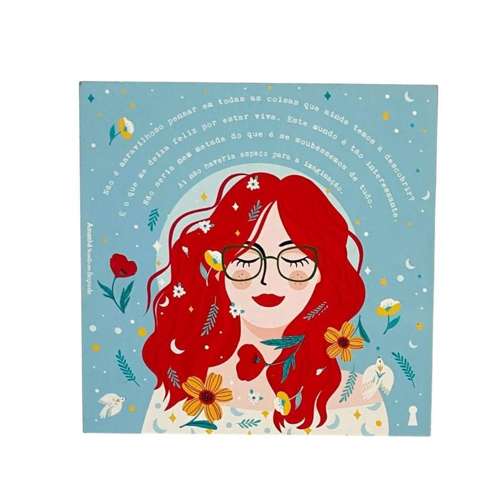 Quadro Box Coisas a Descobrir em Mdf 20x20 | MadeiraMadeira